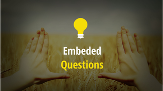 Embedded questions at emaze Presentation