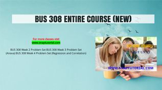 BUS 308 Education Redefined snaptutorial.com at emaze Presentation