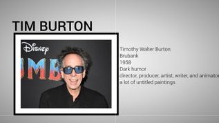 Tim Burton at emaze Presentation
