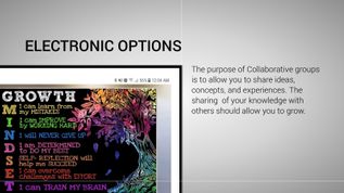 Electronic Options at emaze Presentation