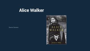 Alice Walker at emaze Presentation