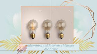 Advertising and promotion managers at emaze Photo Album