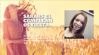 Spanish birthday project at emaze Presentation