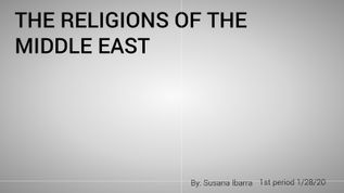 the religions of the middle east at emaze Presentation