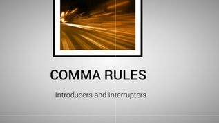 Comma rules at emaze Presentation