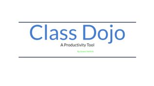 Class Dojo Info at emaze Presentation