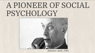 Solomon asch at emaze Presentation