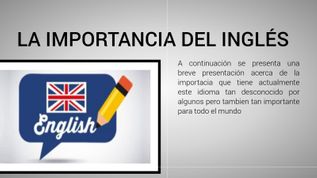Importancia del Inglés at emaze Presentation