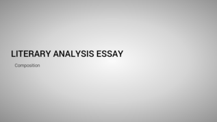 Literary Analysis Essay PPT.pptx at emaze Presentation