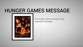HUNGER GAMES MESSAGE at emaze Presentation