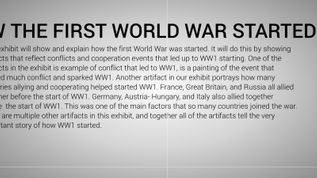 How the First World Started at emaze Presentation