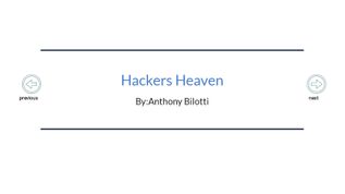 Hackers Heaven at emaze Photo Album