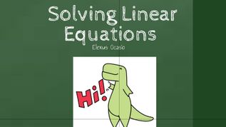 Solving Linear Equations at emaze Presentation