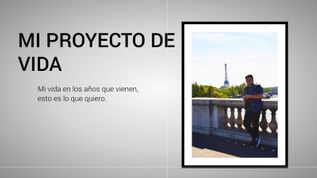 Mi proyecto de vida at emaze Presentation