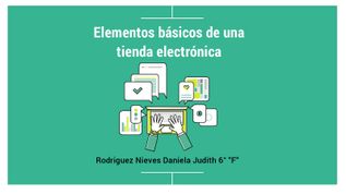 Elementos básicos de una tienda electrónica at emaze Presentation