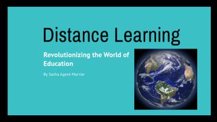 Distance Learning at emaze Presentation