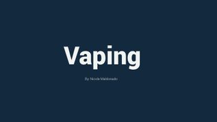 Vaping at emaze Presentation