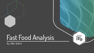 Fast Food at emaze Presentation