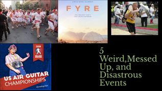 Weird & Disastrous Events at emaze Presentation