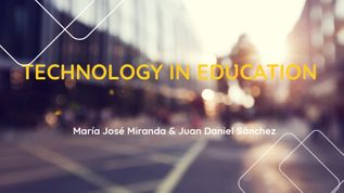 TECHNOLOGY IN EDUCATION at emaze Presentation