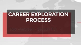 Career Exploration Process at emaze Presentation