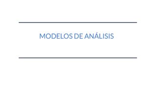 MODELOS DE ANÁLISIS at emaze Presentation