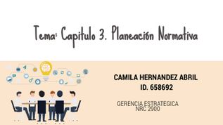 CAP 3 PLANEACION NORMATIVA CAM at emaze Presentation