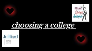 choosing a college at emaze Presentation