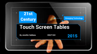Touch Screen tables 522 at emaze Presentation