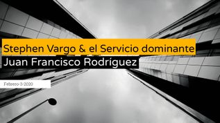 Stephen Vargo & el Servicio dominante at emaze Presentation