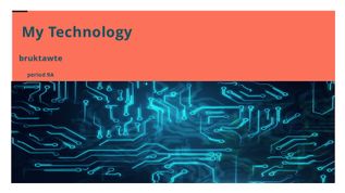 my technology at emaze Presentation