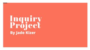 Inquiry project at emaze Presentation
