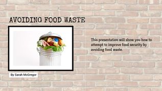 Avoiding food waste at emaze Presentation