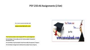 PSY 250 Enhance teachingtutorialrank.com at emaze Presentation