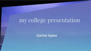my college presentation at emaze Presentation