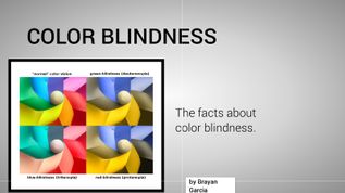 Color blindness at emaze Presentation