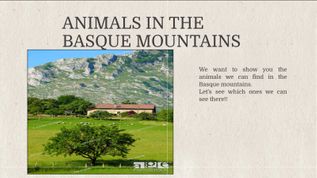 Animals in the basque mountains at emaze Presentation