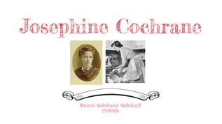 Josephine Cochrane on emaze