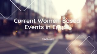 Current Issues Women Face In Egypt at emaze Presentation