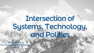 Making Sense of Systems, Technology, and Politics at emaze Presentation