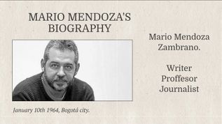 Mario mendoza's biography at emaze Presentation
