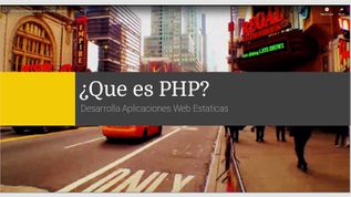¿QUE ES PHP at emaze Presentation