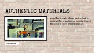 authentic materials at emaze Presentation