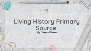 Living History Primary Source at emaze Presentation