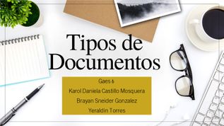 Tipos de documentos at emaze Presentation