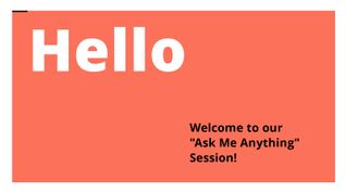 AMA Session copy1 at emaze Presentation