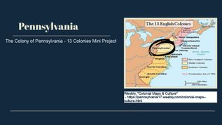 Pennsylvania - 13 Colonies Mini Project at emaze Presentation