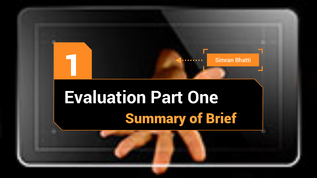 evaluation part one at emaze Presentation
