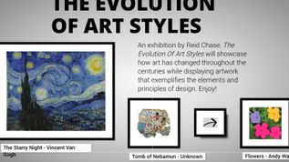 The Evolution Of ARt STyles at emaze Presentation