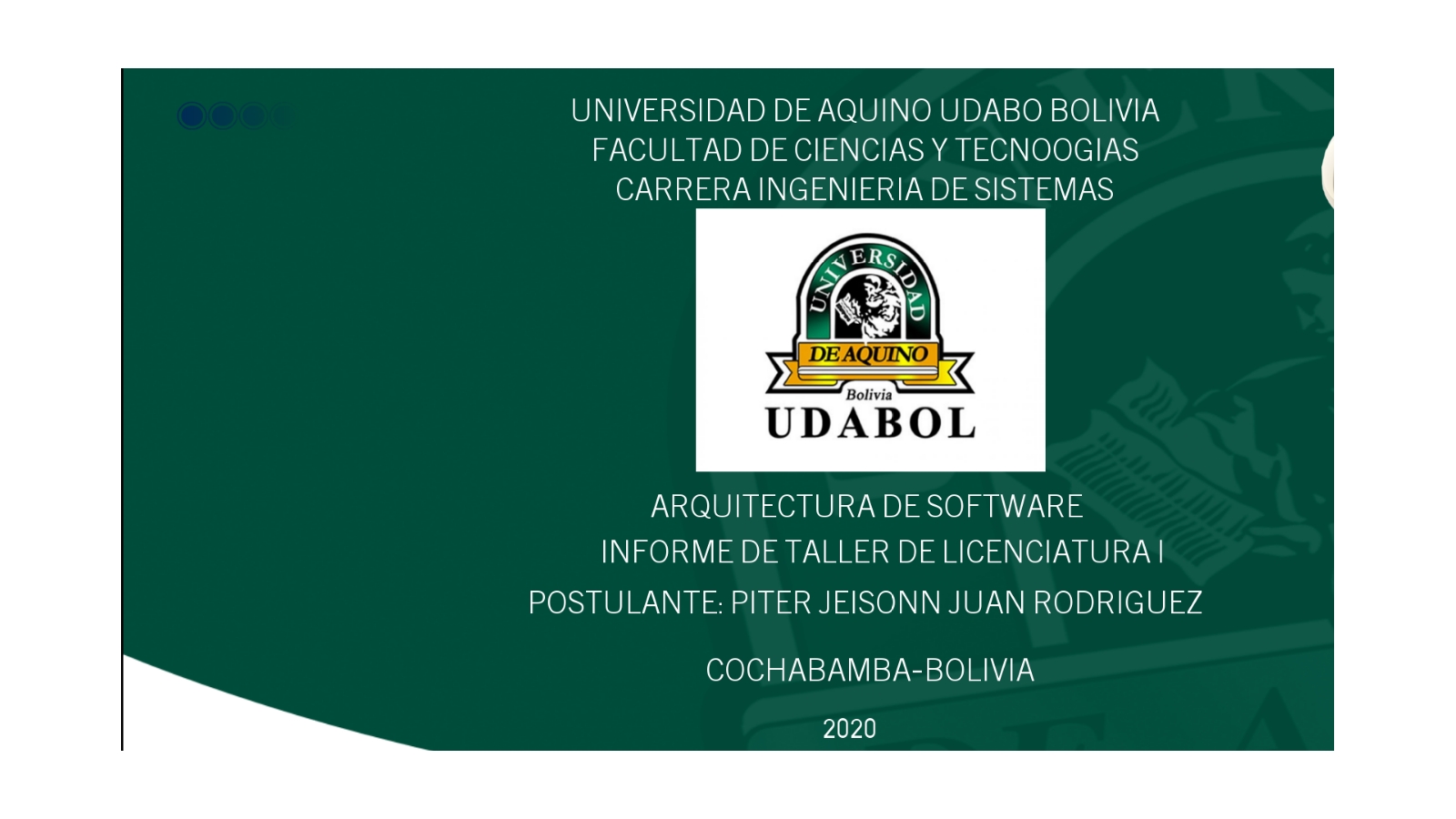 ARQUITECTURA DE SOFTWARE at emaze Presentation